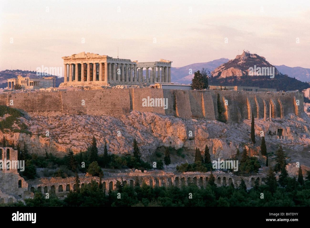 Acropolis temples sunset hi-res stock photography and images - Alamy
