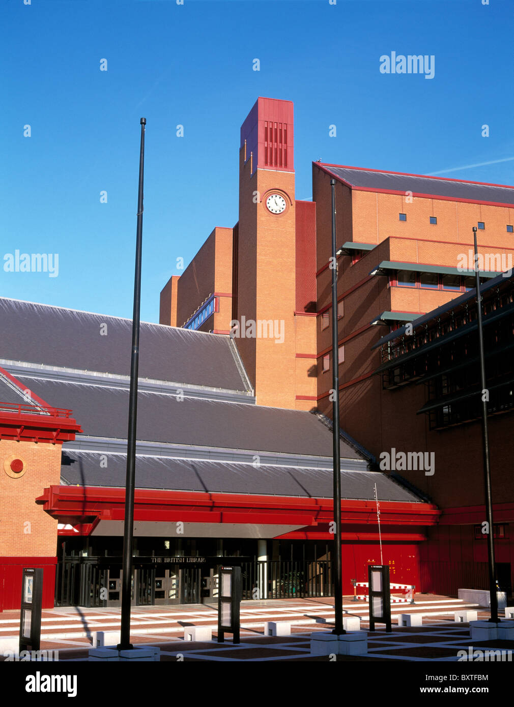 The British Library, New Building Stock Photo - Alamy