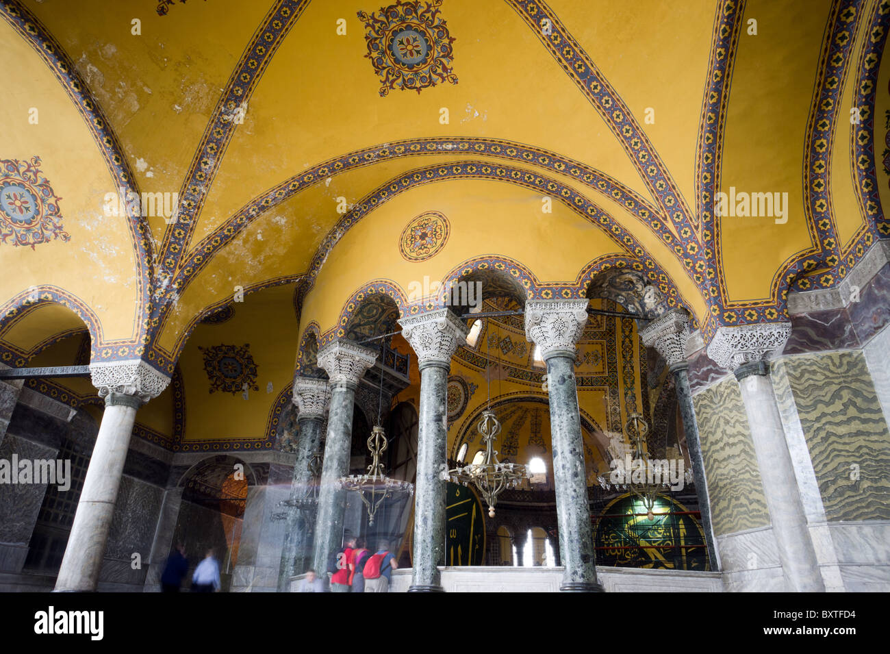 Inside the Hagia Sophia (or Church of the Holy Wisdom of God), Istanbul ...