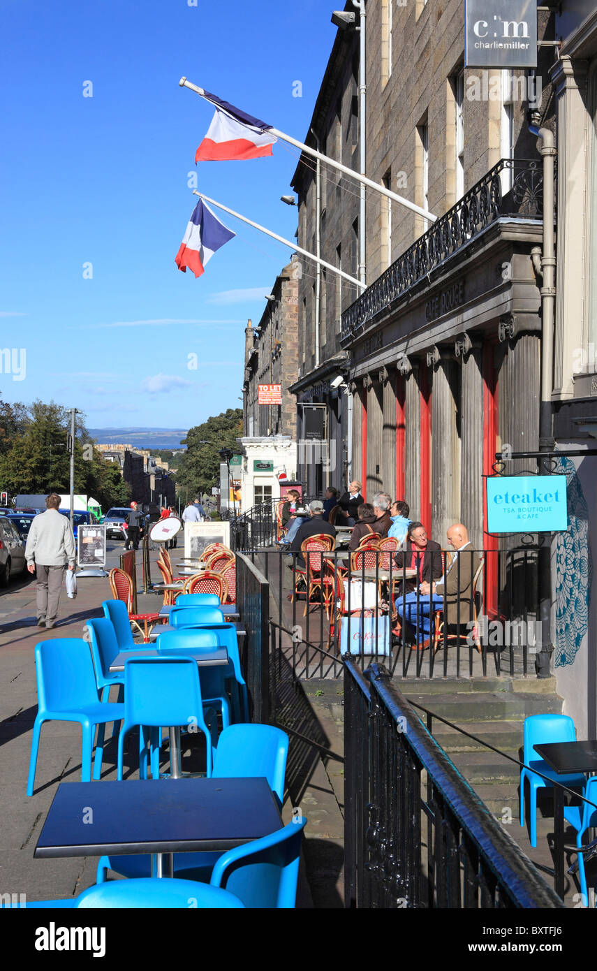 Edinburgh, Autumn, New Town, Frederick Street, Cafes Stock Photo - Alamy