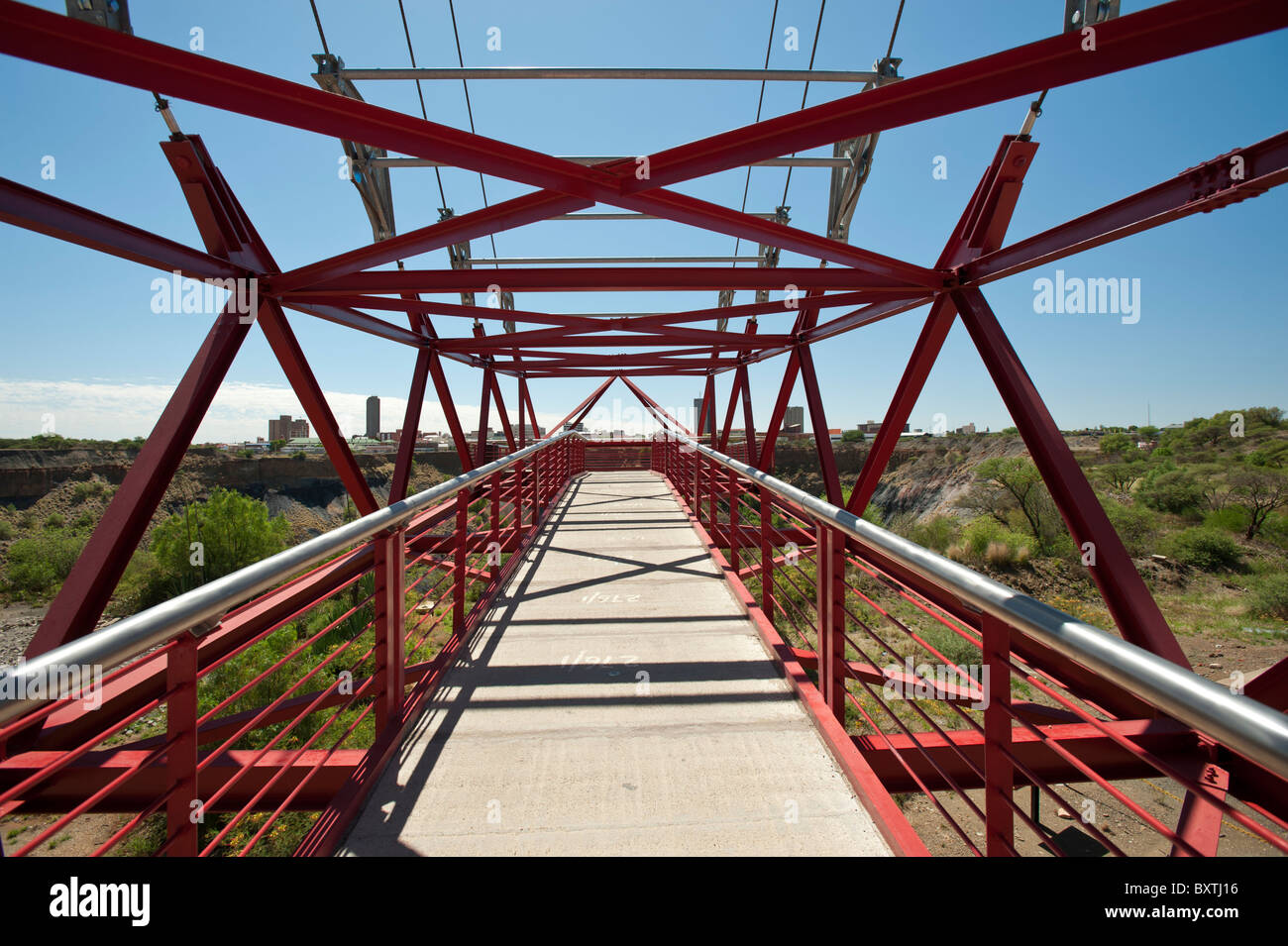 The Viewing Platform over the Big Hole Diamond Mine and Museum in ...