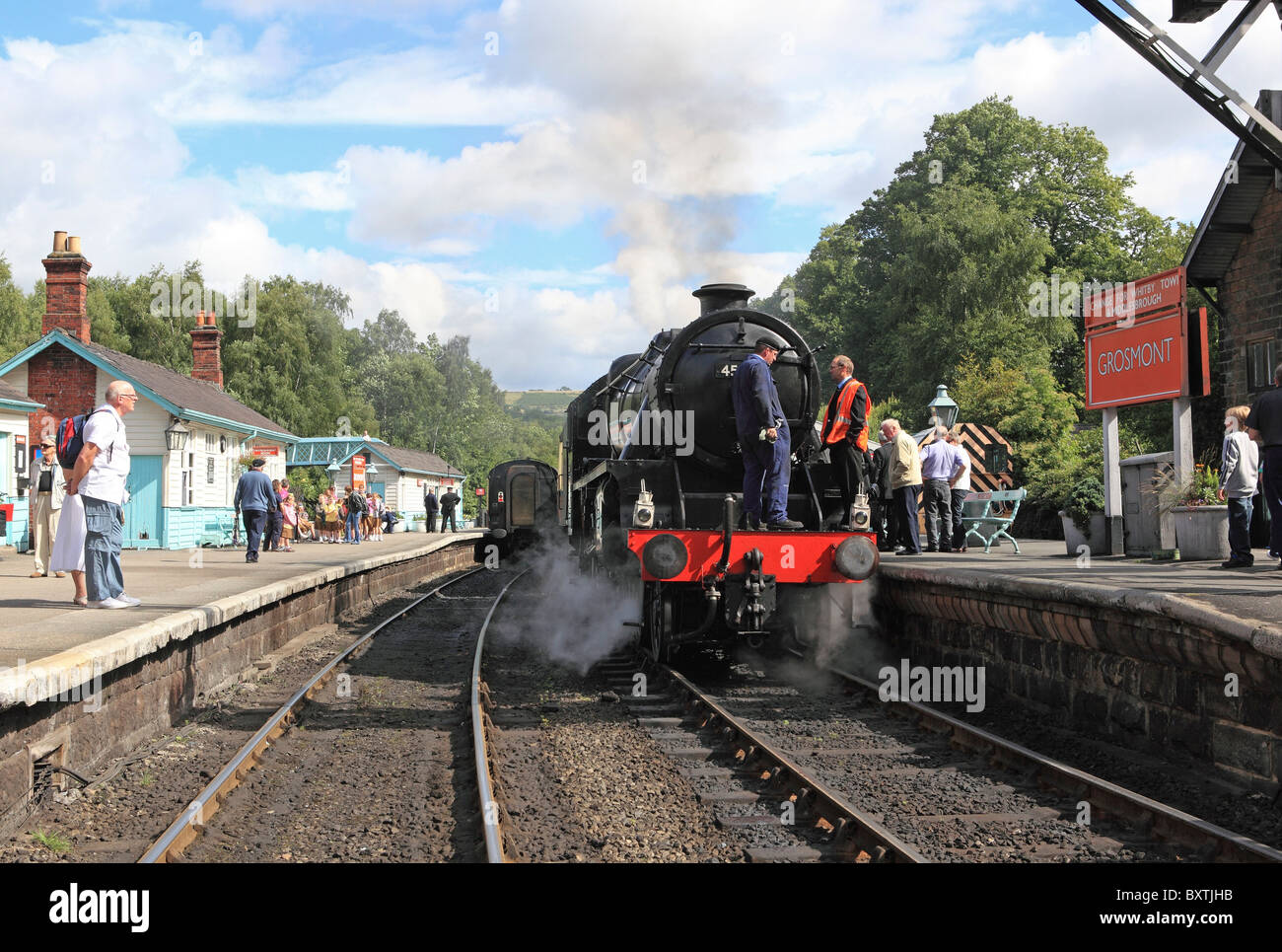 North Yorkshire Moors Railway, Grosmont Station Stock Photo - Alamy