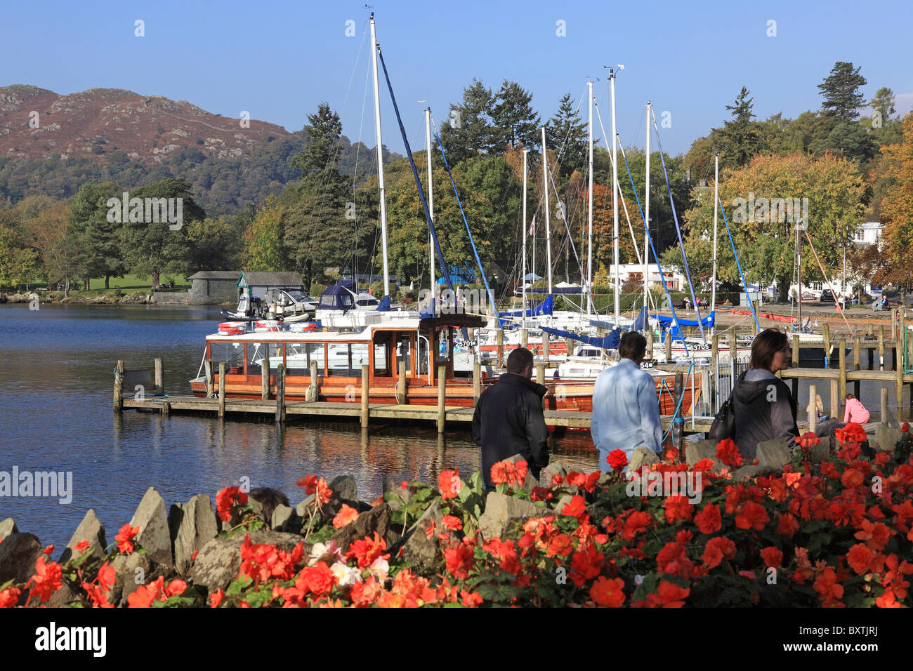 Cumbria, Ambleside, Waterhead, Lake Windermere Stock Photo - Alamy