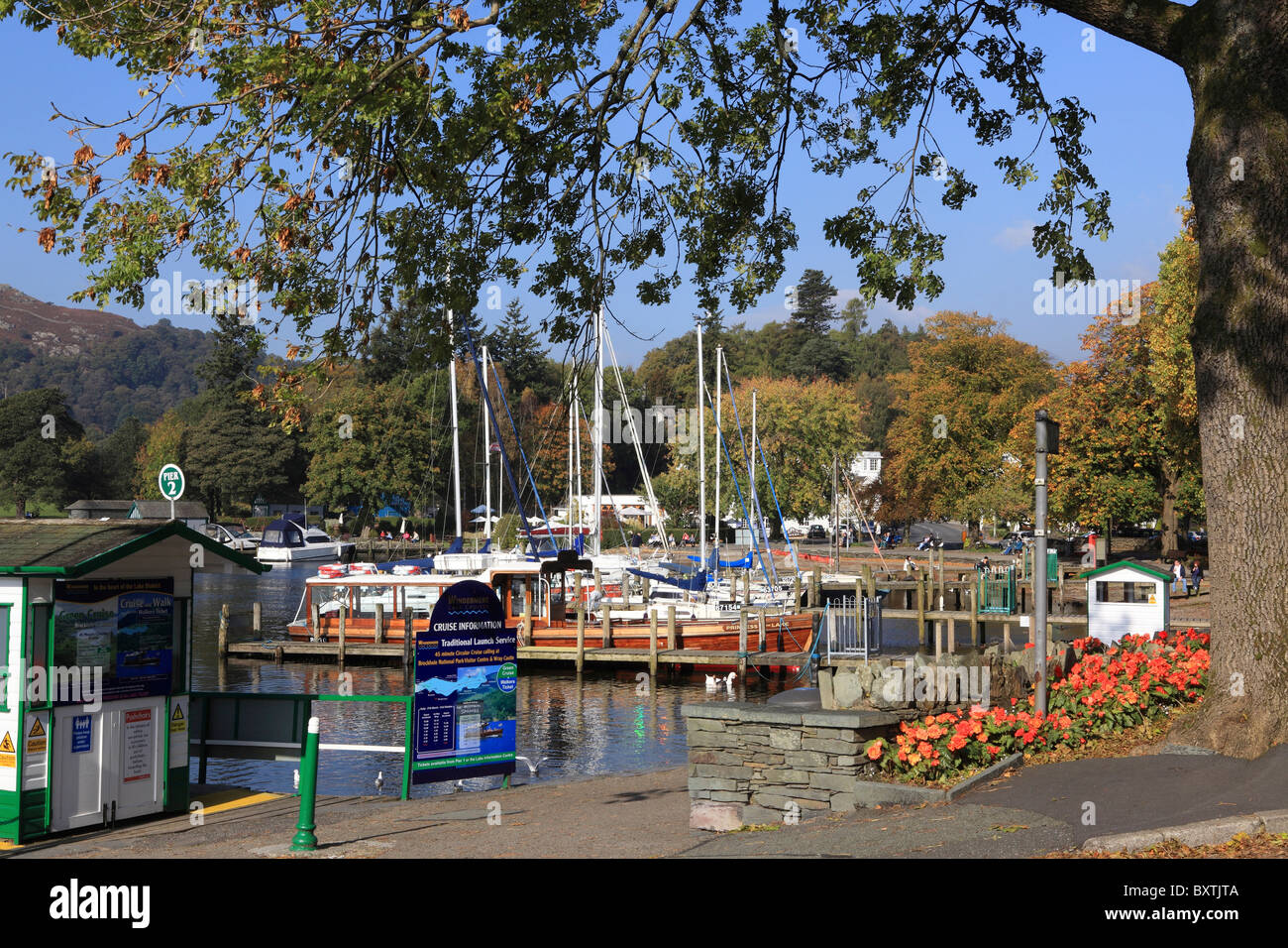 Cumbria, Ambleside, Waterhead, Lake Windermere Stock Photo - Alamy