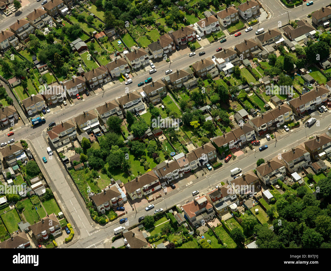 Suburb Aerial London Stock Photos & Suburb Aerial London Stock Images ...