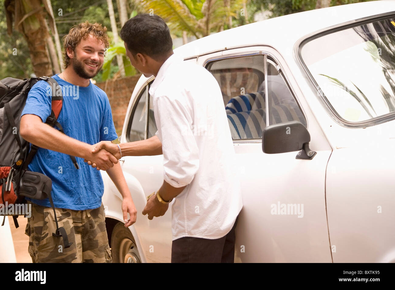 Polite driver hi-res stock photography and images - Alamy