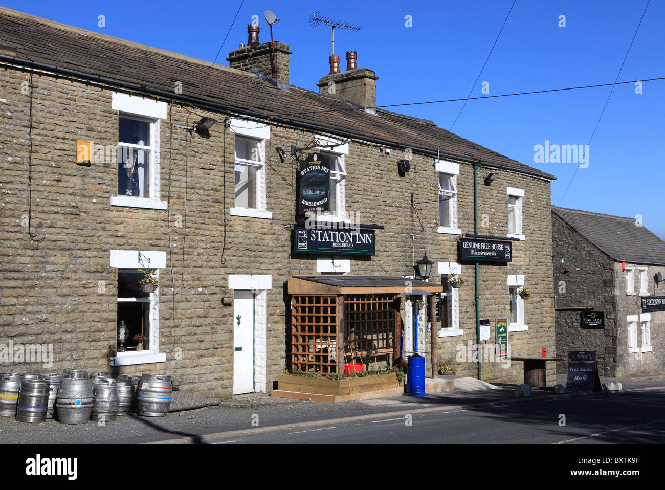 North Yorkshire, Ribblehead, Station Inn Stock Photo - Alamy