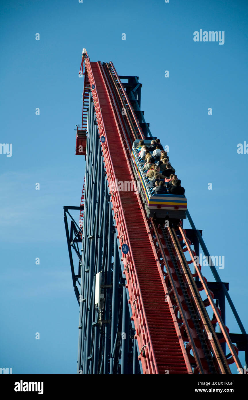 Pepsi max big one roller coaster hi-res stock photography and images ...