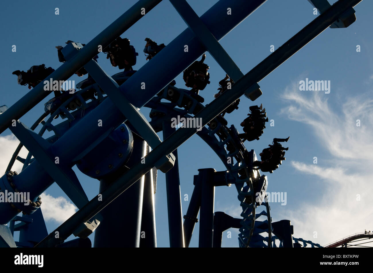 The In-Fusion roller coaster at Blackpool Pleasure Beach (fairground ...