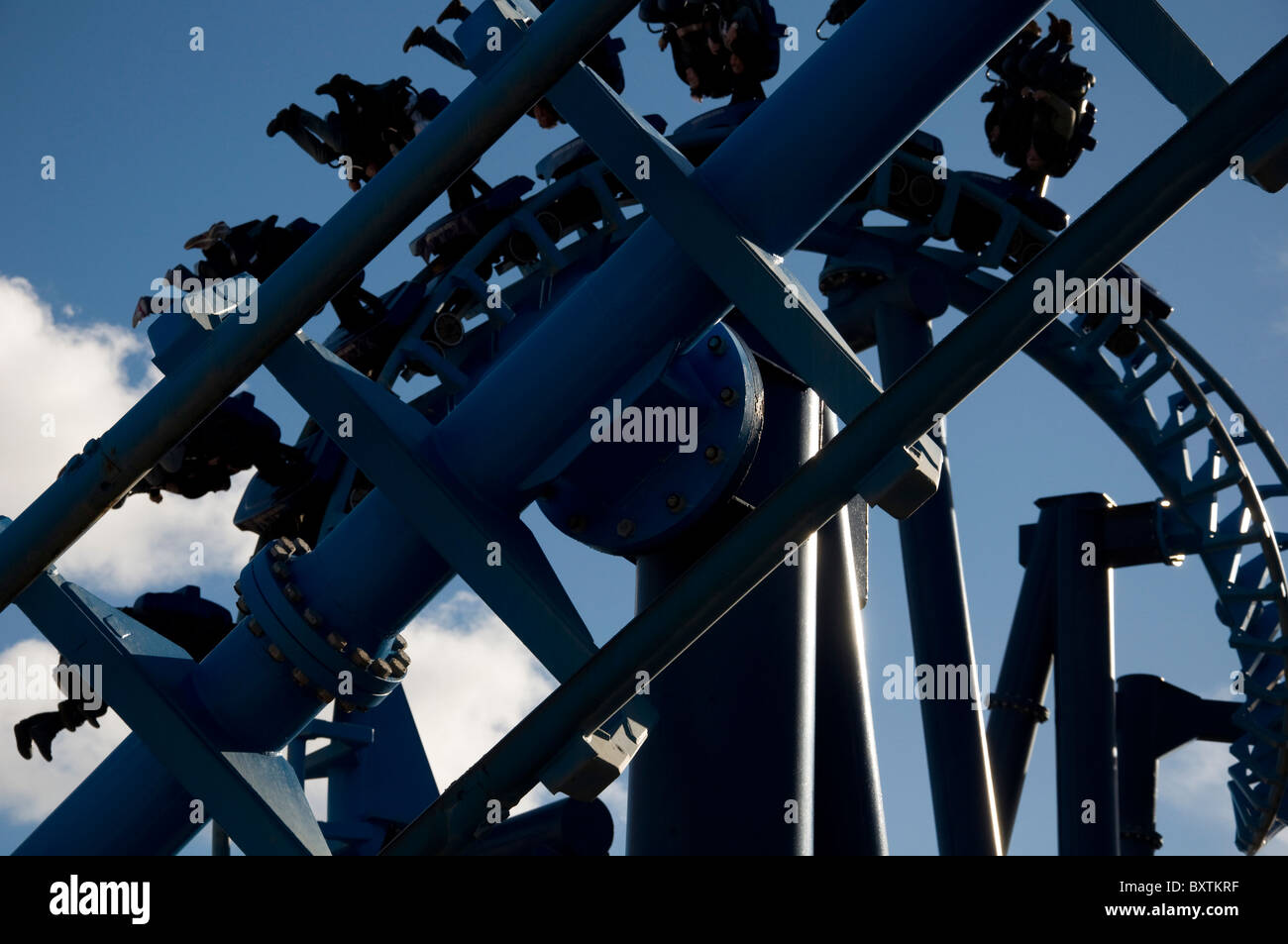 The In-Fusion roller coaster at Blackpool Pleasure Beach (fairground ...