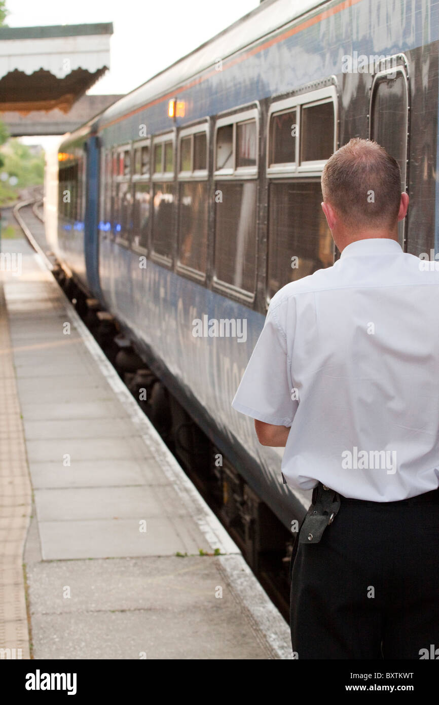 Railway guard hi-res stock photography and images - Alamy