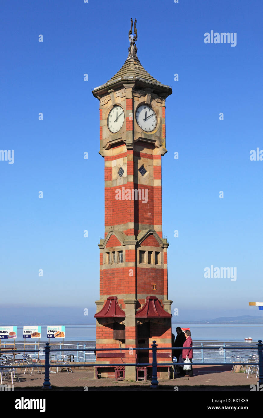 Lancashire, Morecambe, Clock Tower Stock Photo - Alamy