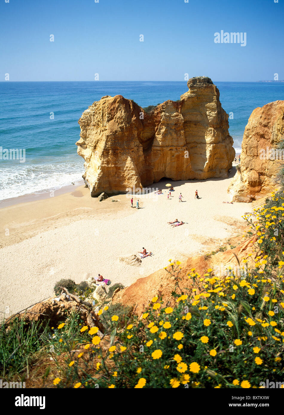 Praia Da Rocha Stock Photo - Alamy