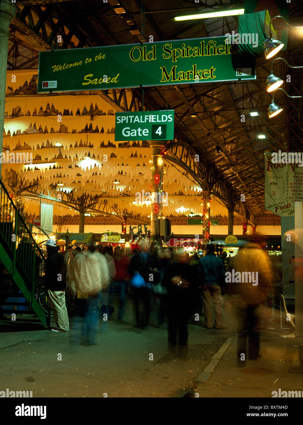 Spitalfields london evening hi-res stock photography and images - Alamy