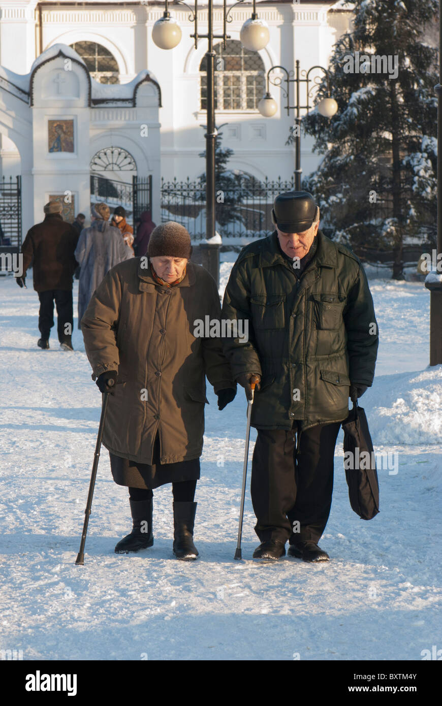 Russian People Winter