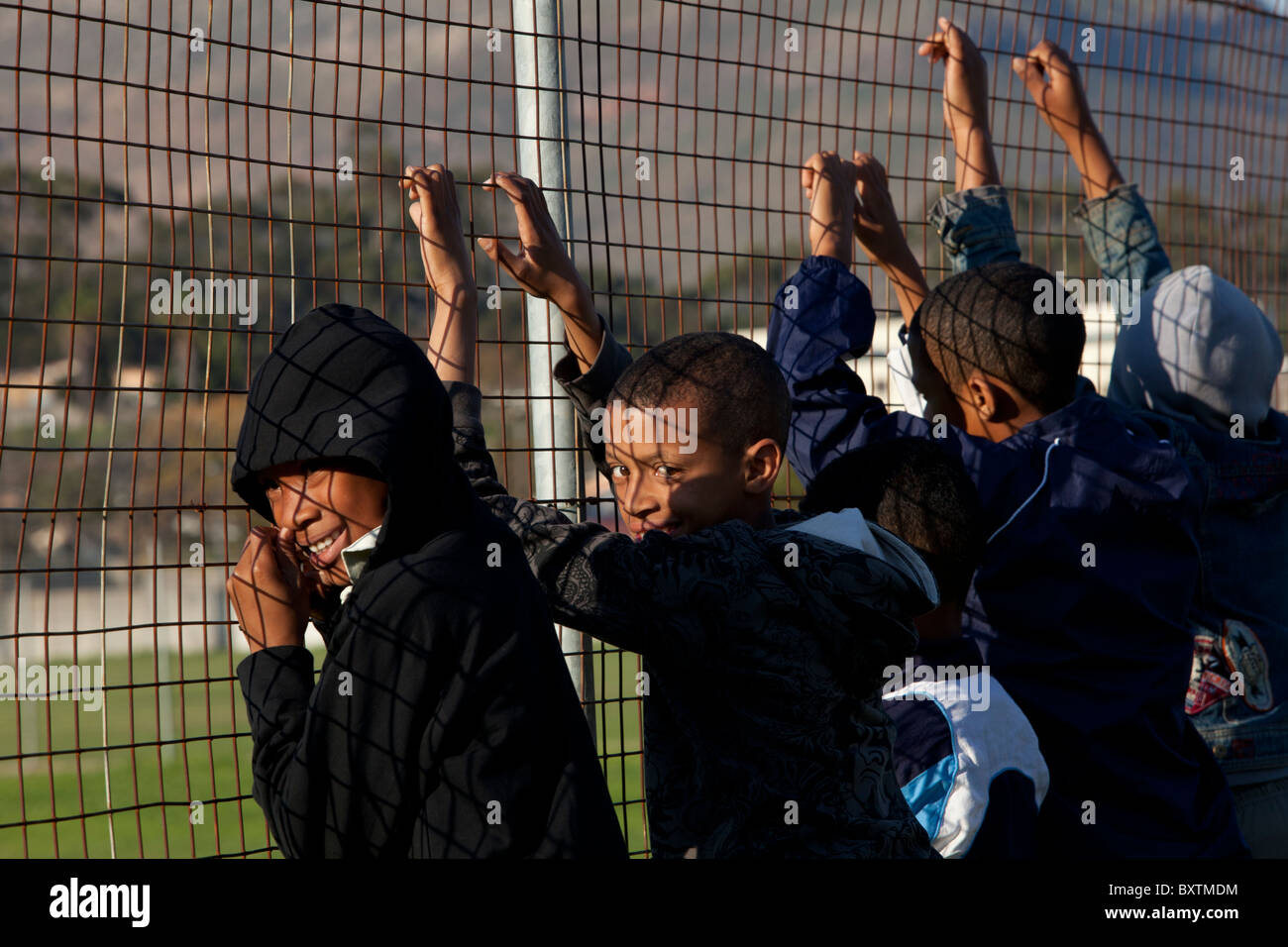 Waiting for the Game Stock Photo - Alamy