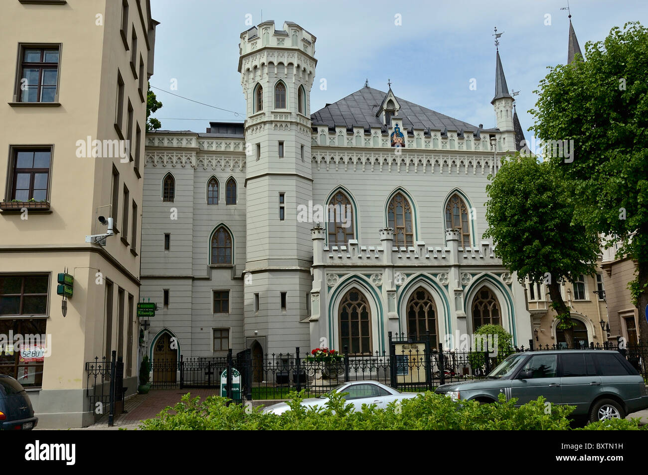 The reconstructed English Neo-Gothic style Small Guild built to house ...