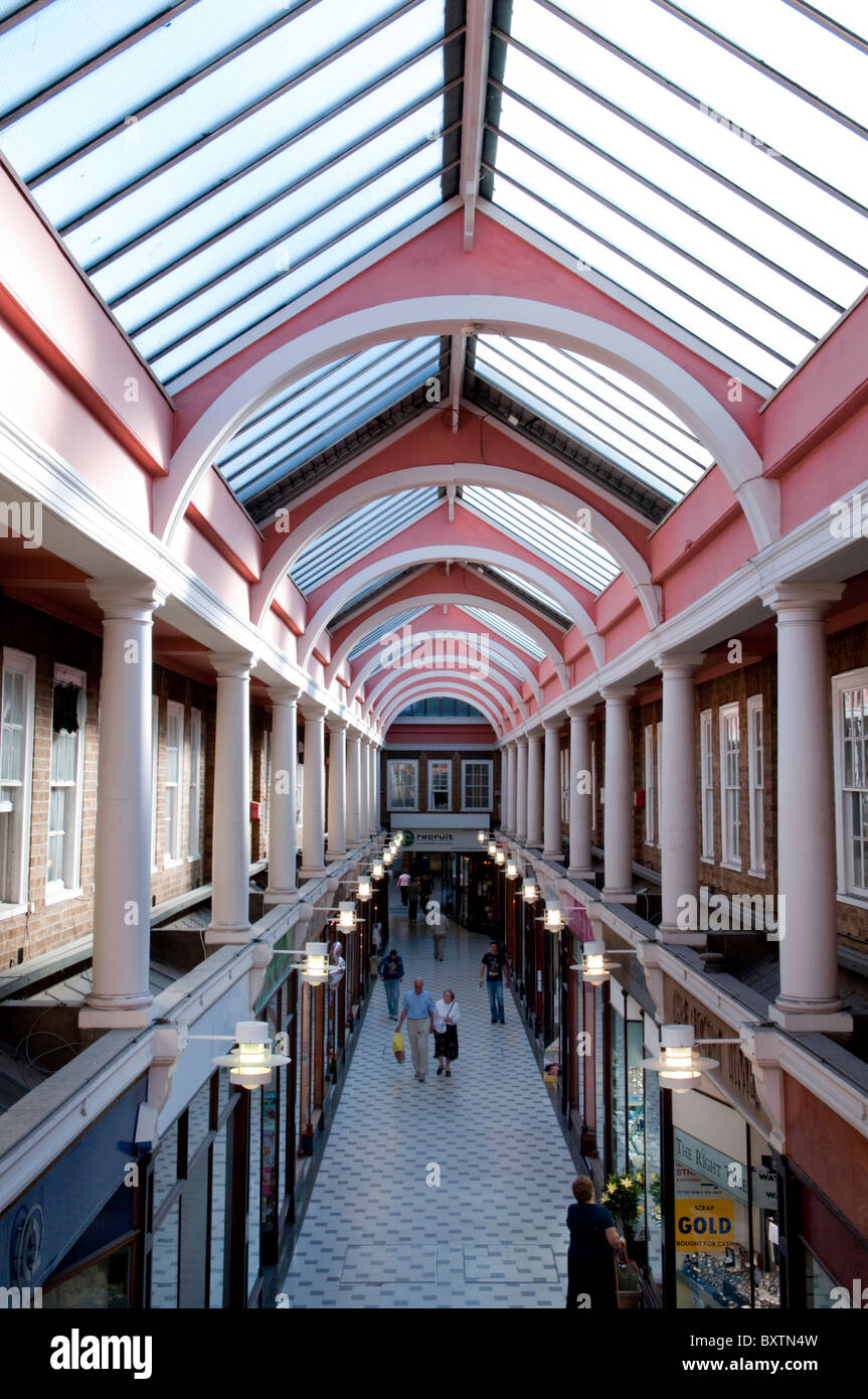 Peterborough Shopping Arcade Stock Photo - Alamy