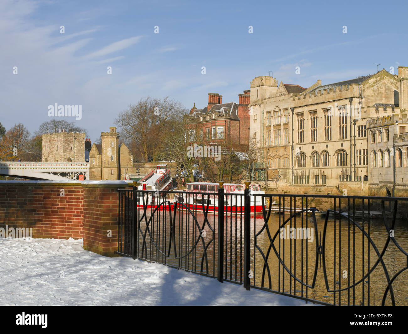 The Guildhall and Lendal Bridge York North Yorkshire England UK United ...