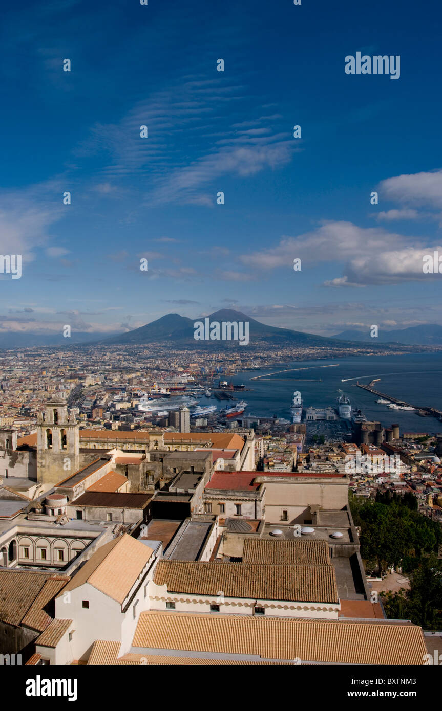 Europe, Italy, Naples, Cityscape, Vesuvius Stock Photo - Alamy