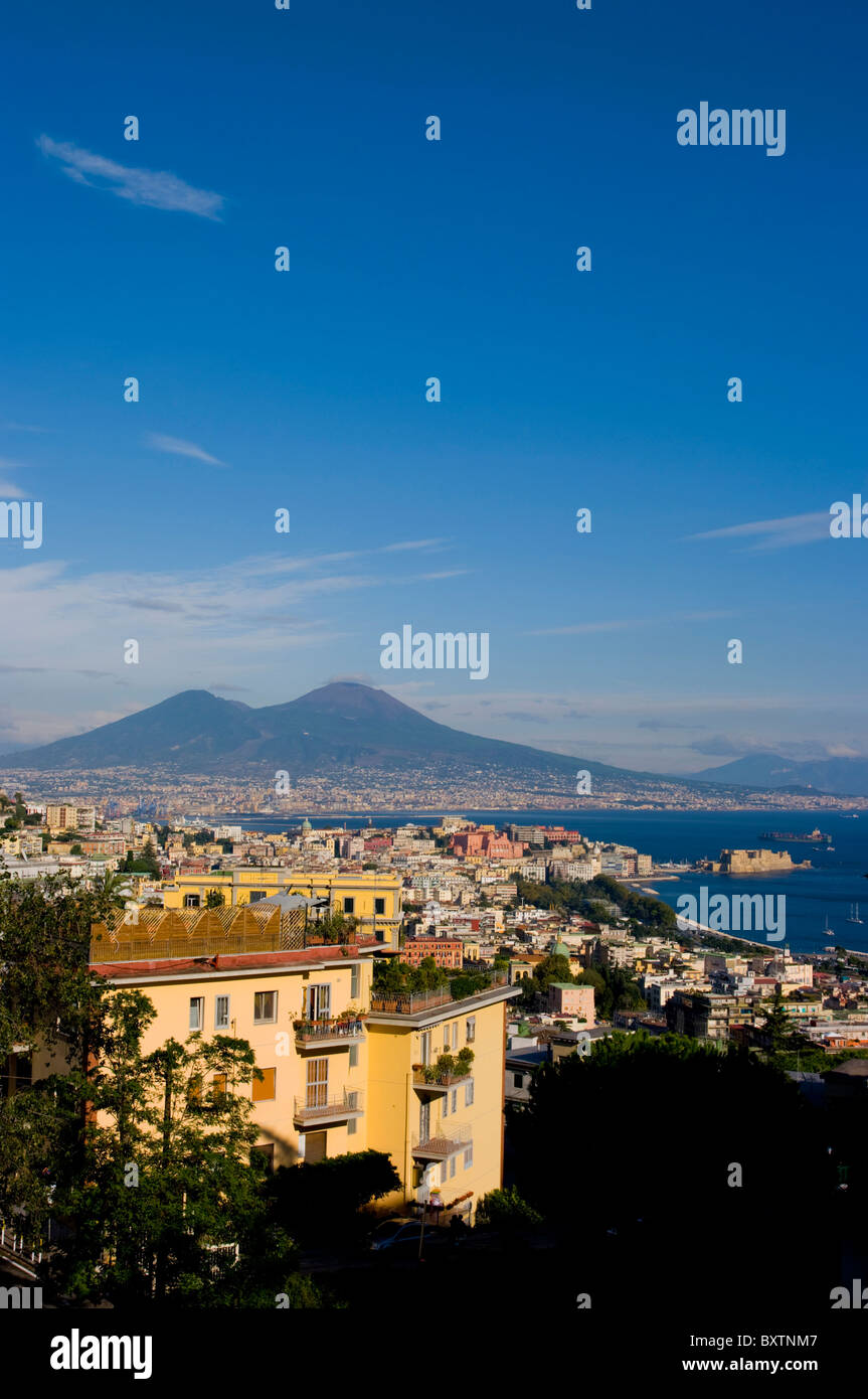 Europe, Italy, Naples, Cityscape, Vesuvius Stock Photo - Alamy