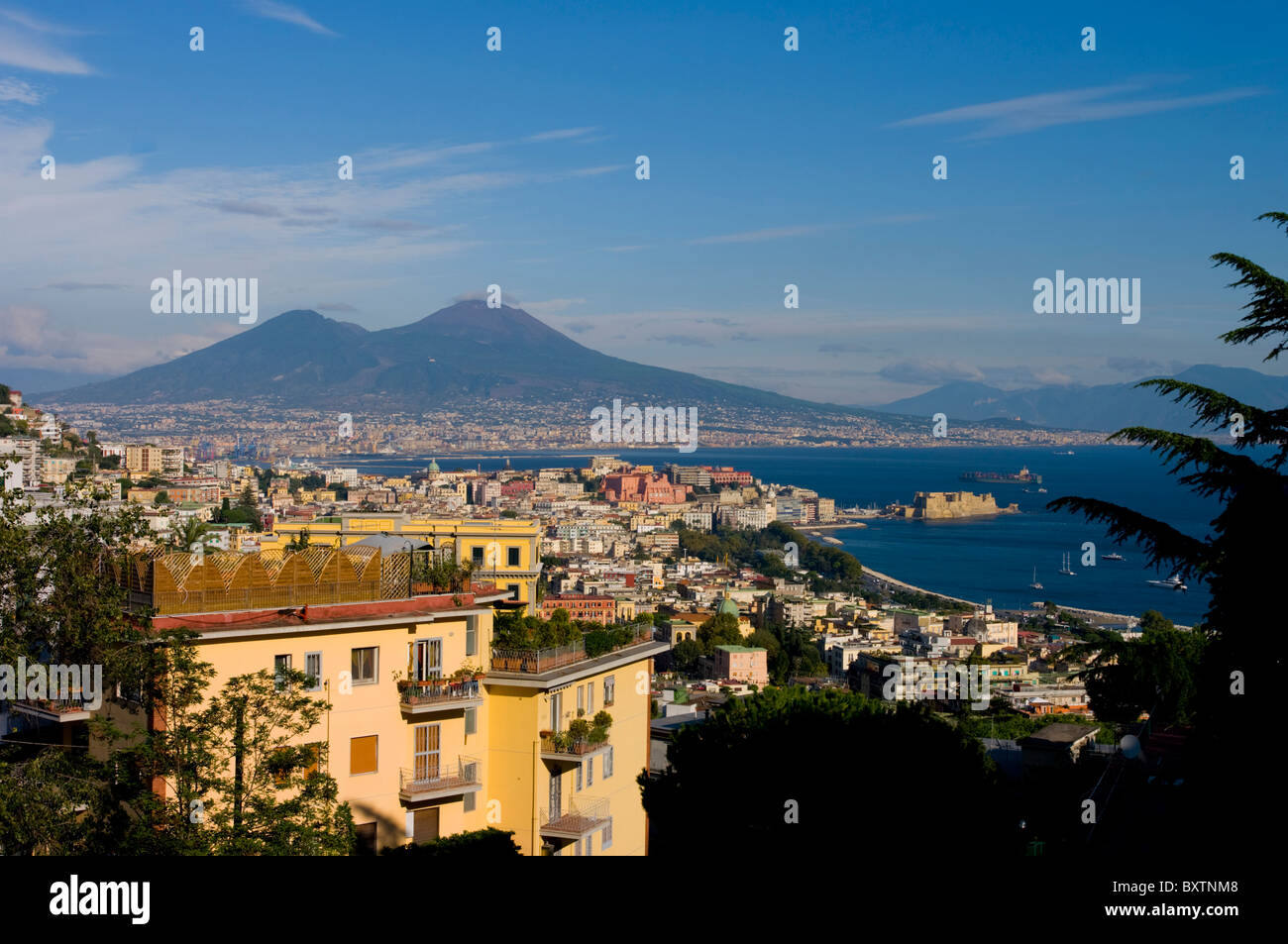 Europe, Italy, Naples, Cityscape, Vesuvius Stock Photo - Alamy