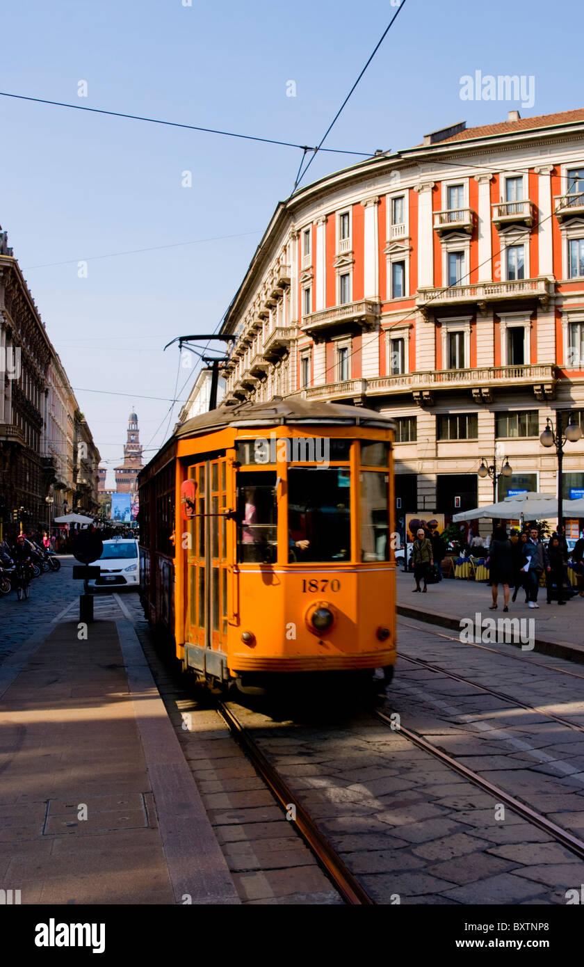 Milan tram hi-res stock photography and images - Alamy