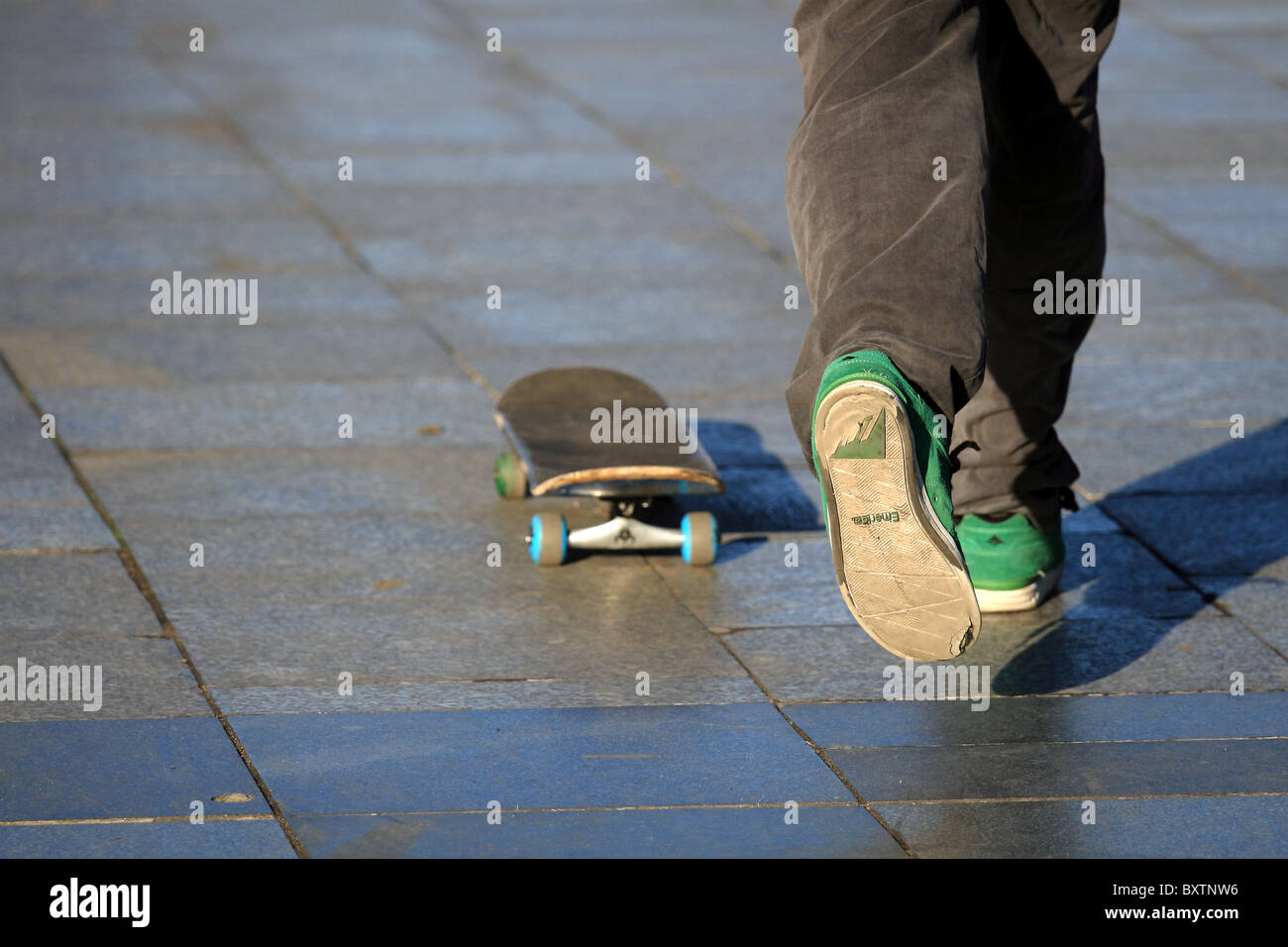 Boy on skateboard. Katowice, Silesia, Poland Stock Photo - Alamy