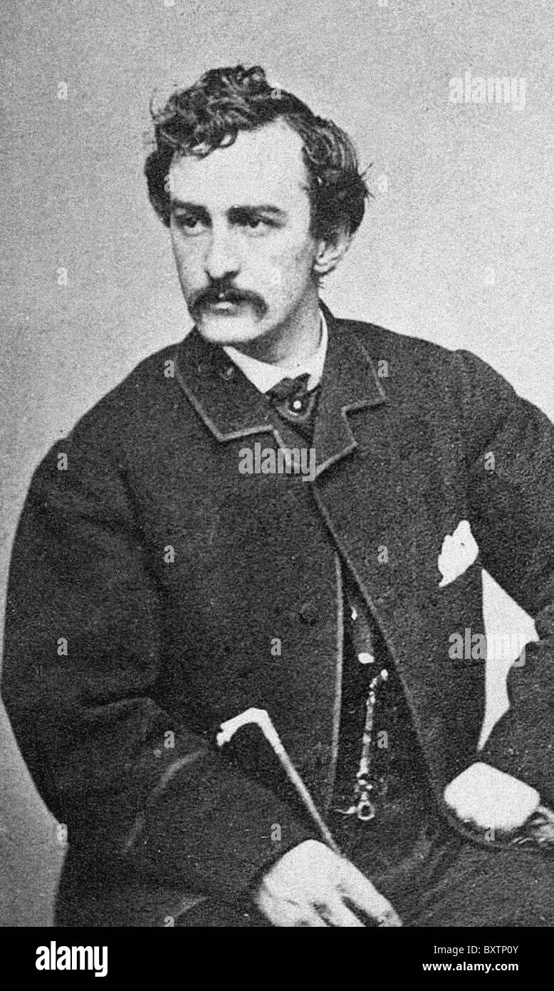 John wilkes booth Black and White Stock Photos & Images - Alamy