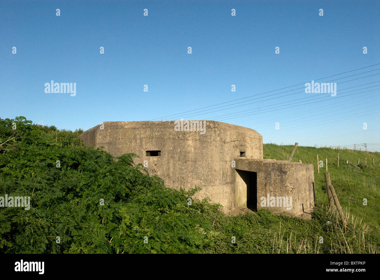 World War Two bunker Manningtree Essex UK Stock Photo - Alamy