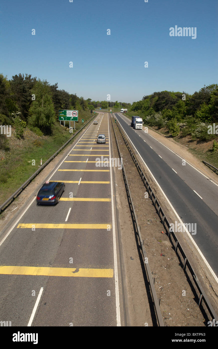 A14 Felixstowe Suffolk UK Stock Photo - Alamy