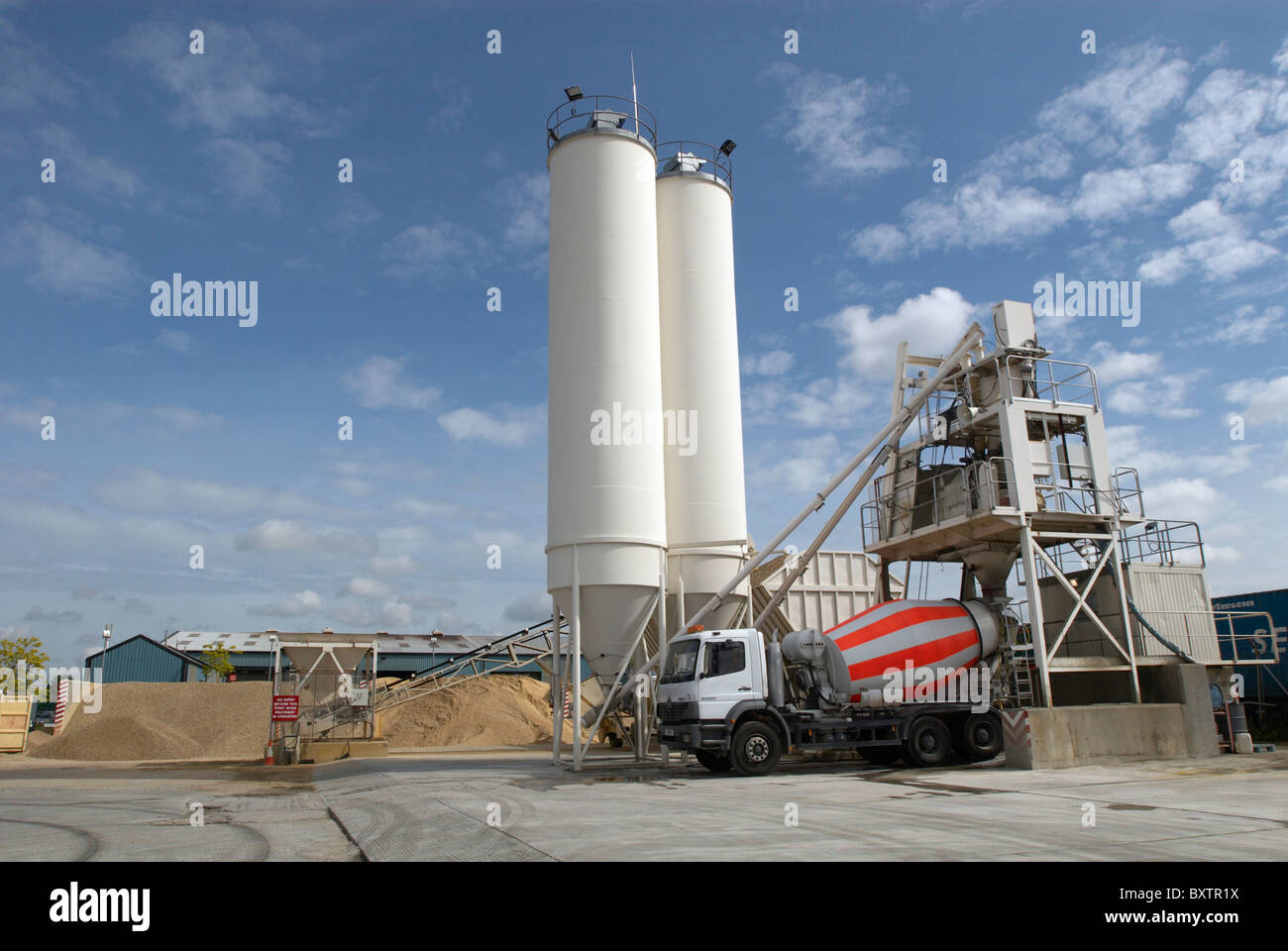Cement works Ipswich Suffolk UK Stock Photo - Alamy