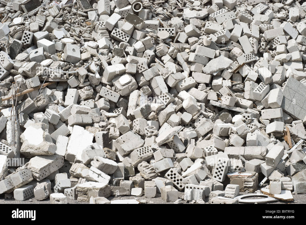 Rubble of Masonry at a Construction Site Stock Photo - Alamy Rubble of Masonry at a Construction Site Stock Photo - Alamy