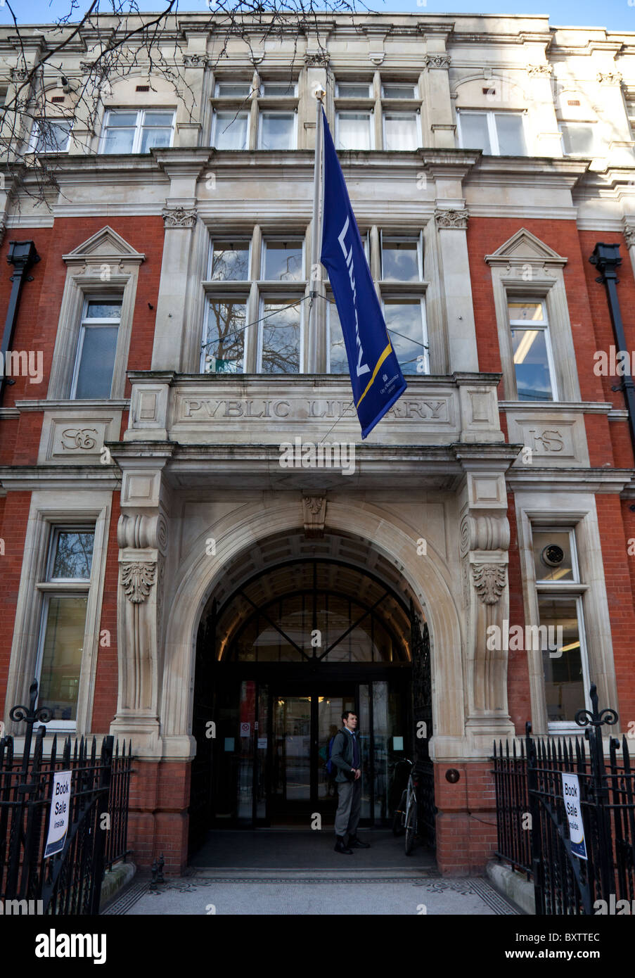 Public library in Victoria, London Stock Photo - Alamy
