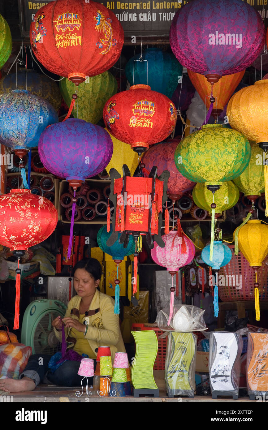 handcrafted lanterns shop Stock Photo - Alamy