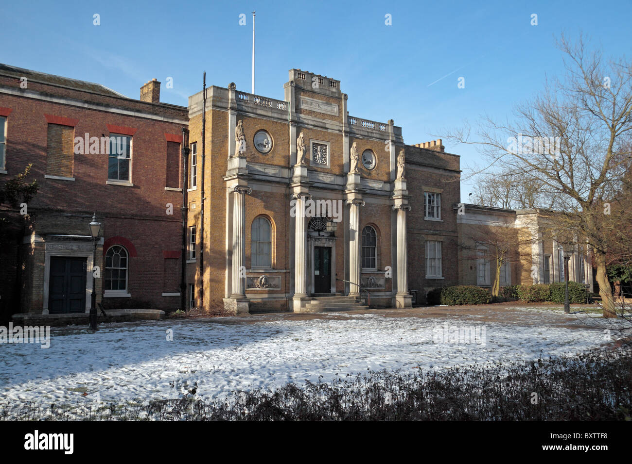 Pitzhanger Manor House on the edge of Walpole Park, Ealing, West London ...