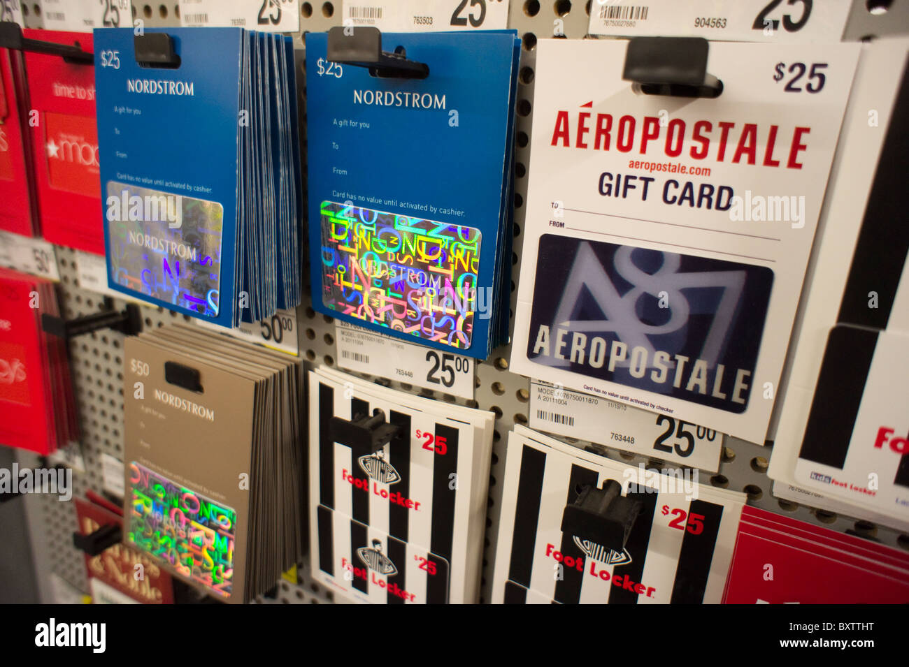 A selection of gift cards in a store in New York Stock Photo - Alamy