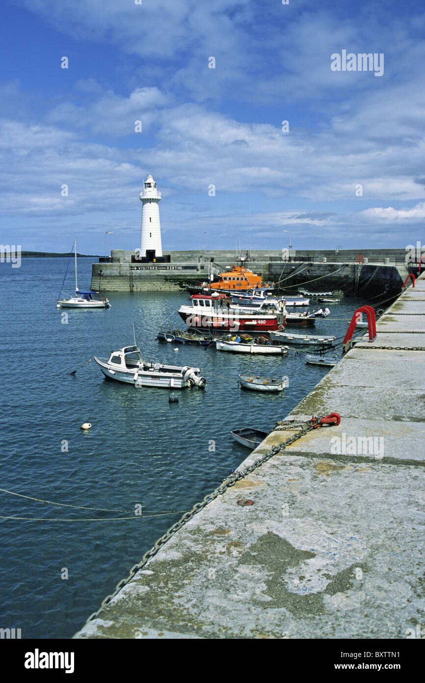 Donaghadee Harbour and Lighthouse, Northern Ireland Stock Photo - Alamy