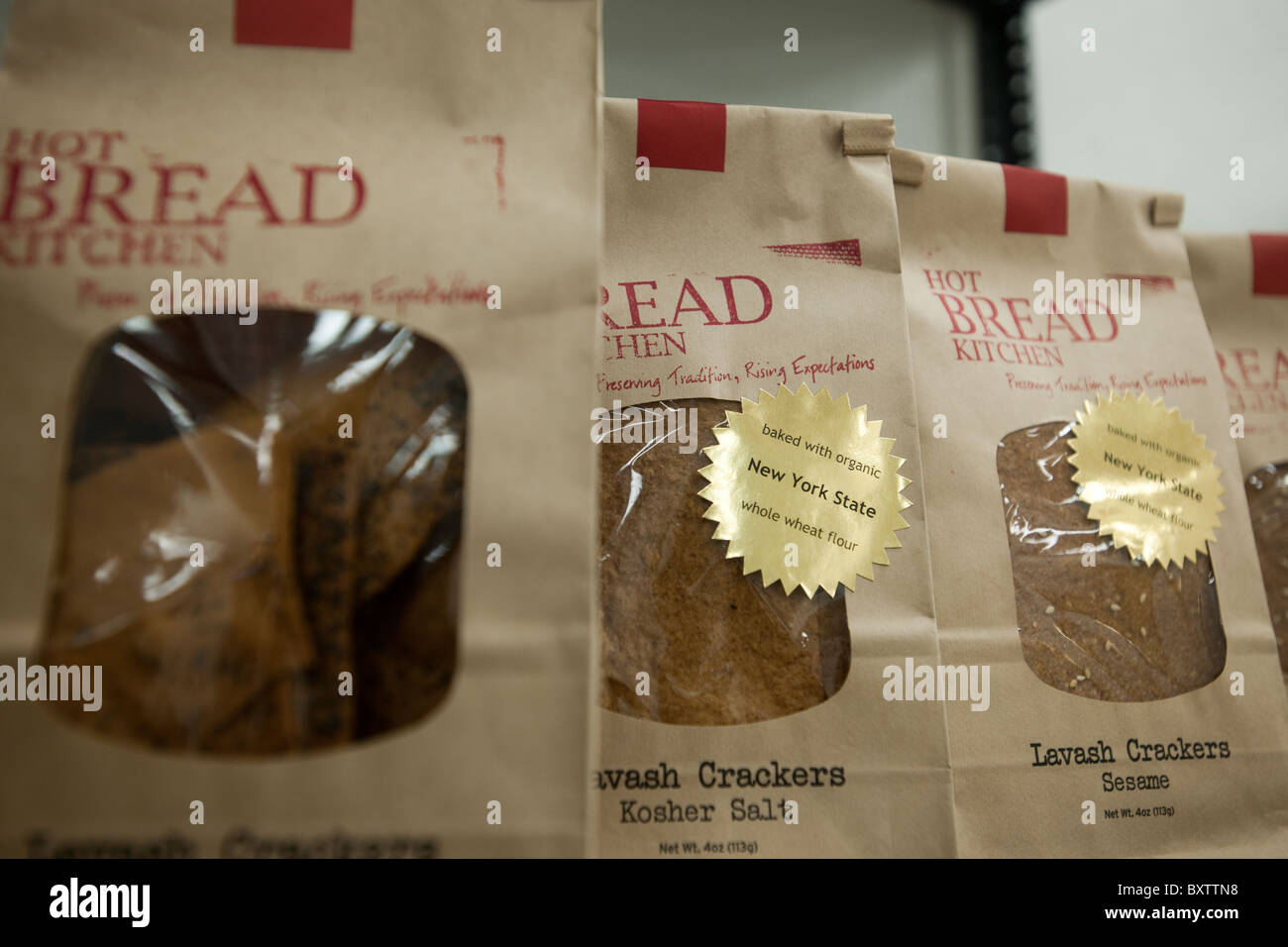 Hot Bread Kitchen baked goods in La Marqueta in the Spanish Harlem ...