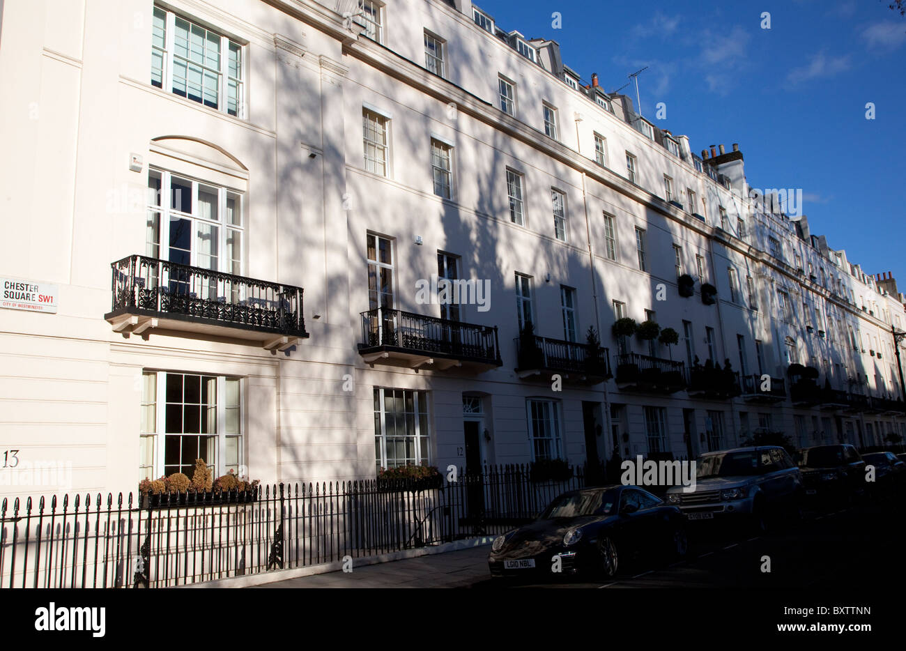 Chester Square, Belgravia, London Stock Photo - Alamy