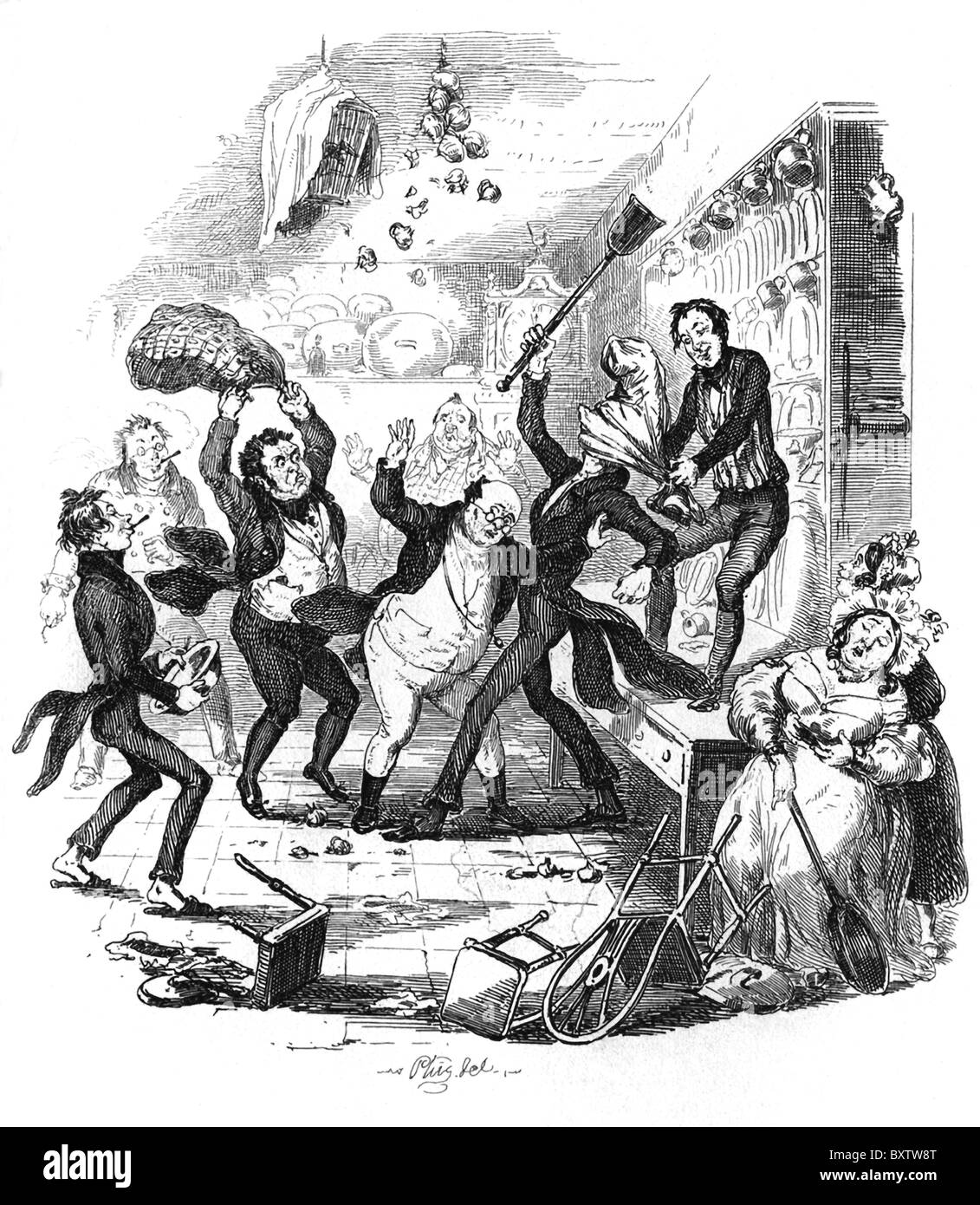 Phiz illustration charles dickens hi-res stock photography and images ...