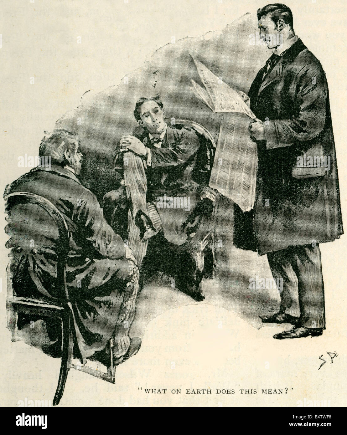 Sherlock Holmes; "What on Earth does this mean"; July to December 1891 ...