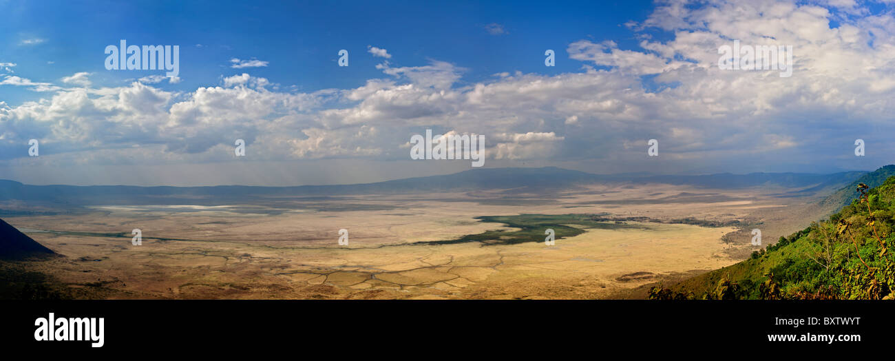 Ngorongoro crater aerial hi-res stock photography and images - Alamy
