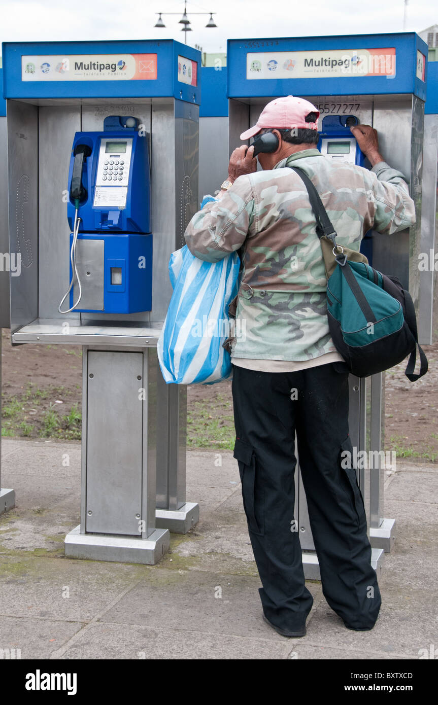 Old public phone booth hi-res stock photography and images - Alamy