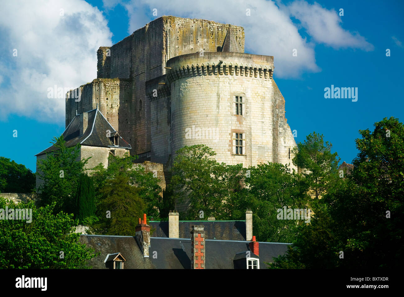 Castle Of Loches, Indre Et Loire, Centre district, France Stock Photo - Alamy