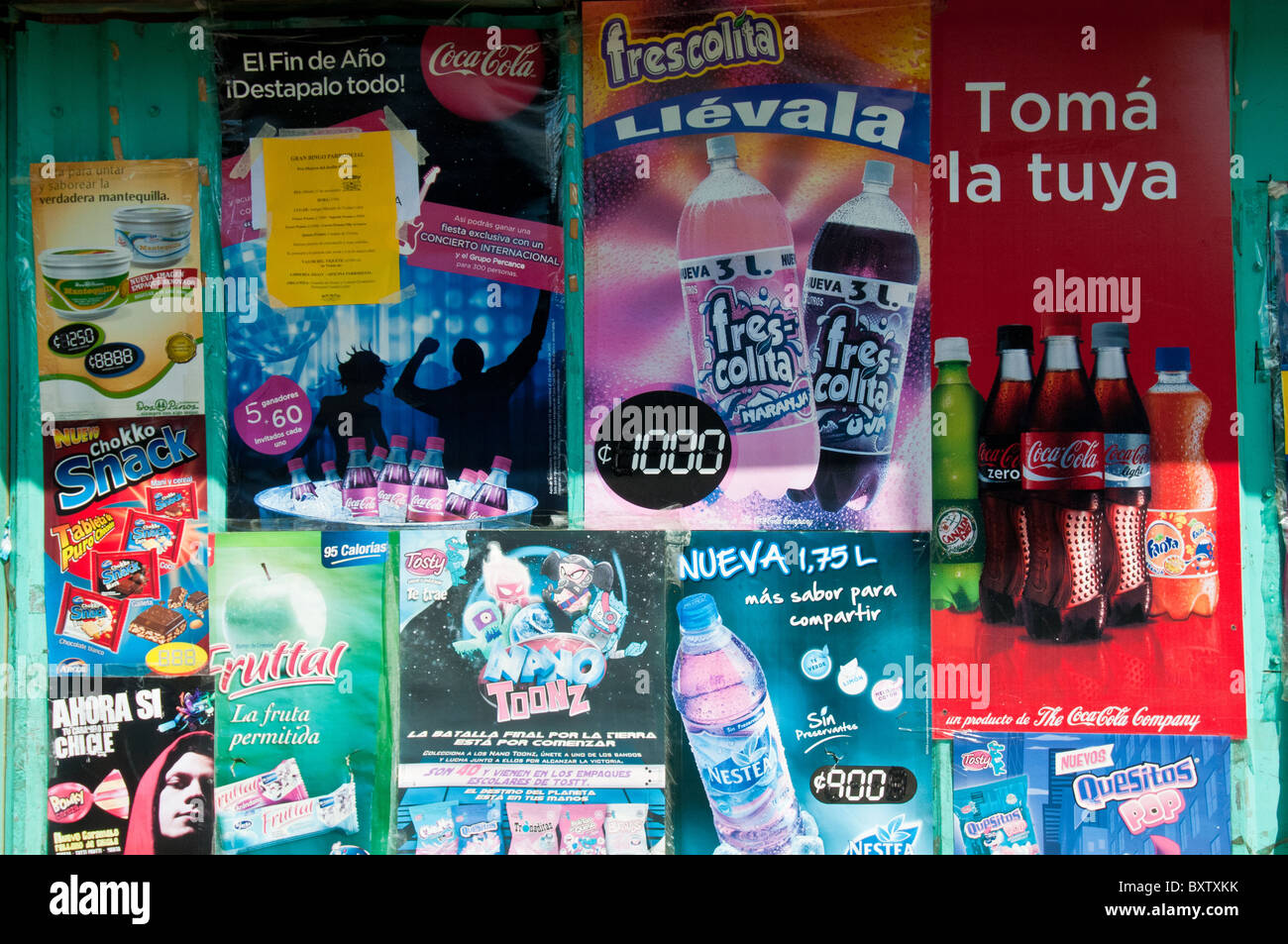 Advertising posters Costa Rica Stock Photo - Alamy