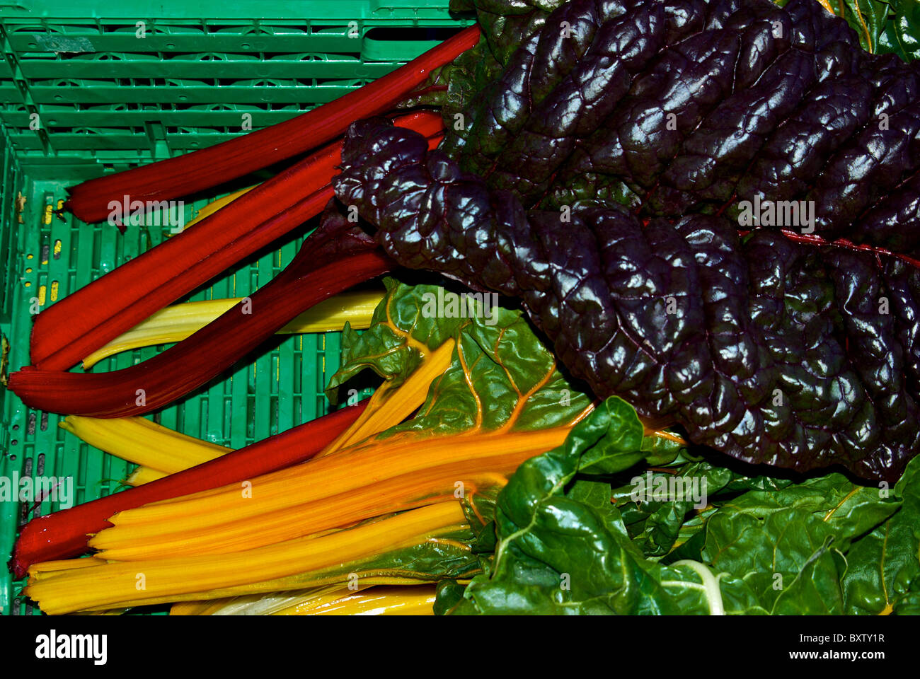 Farmers market swiss chard hi-res stock photography and images - Alamy