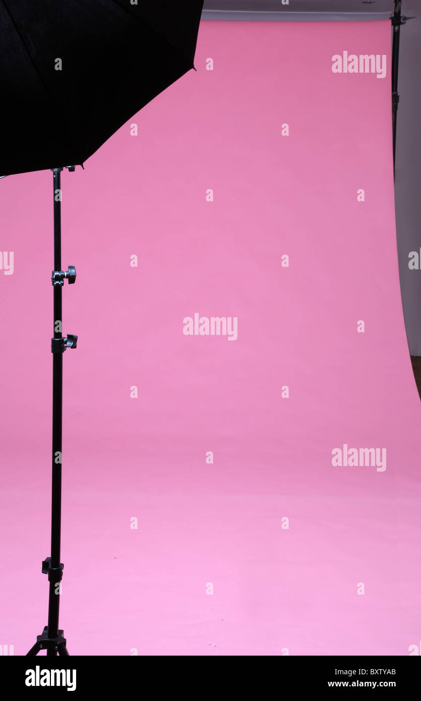 Professional photographers setting up lighting hi-res stock photography ...