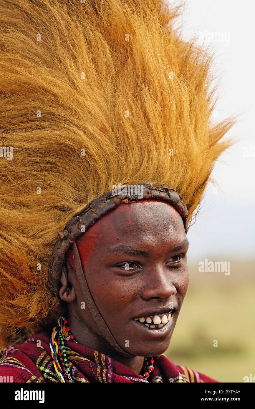 Masai tribesman, Serengeti National Park, Tanzania, Africa Stock Photo ...