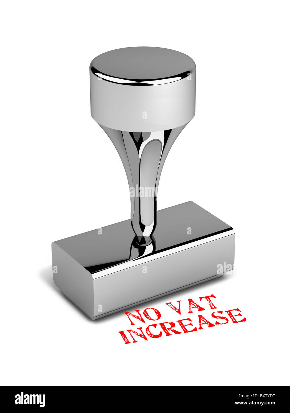 Rubber stamp No VAT Increase Stock Photo - Alamy